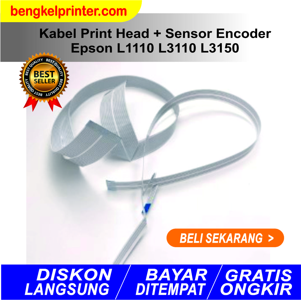 Kabel Print Head + Encoder Epson L1110 L3110 L3150 L1210 L3210 L3250 ...