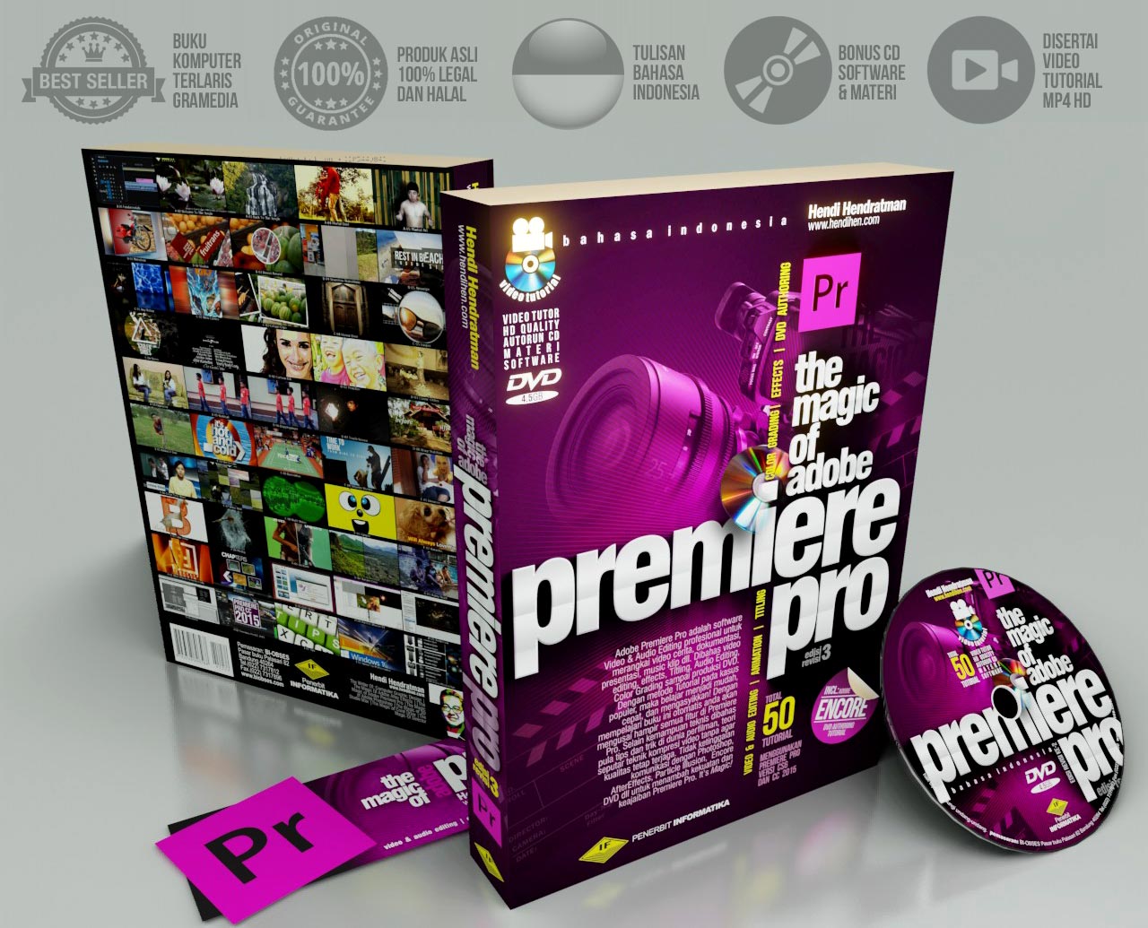 Buku Video Editing The Magic Of Adobe Premiere Pro DVD Tutorial CS6 CC ...