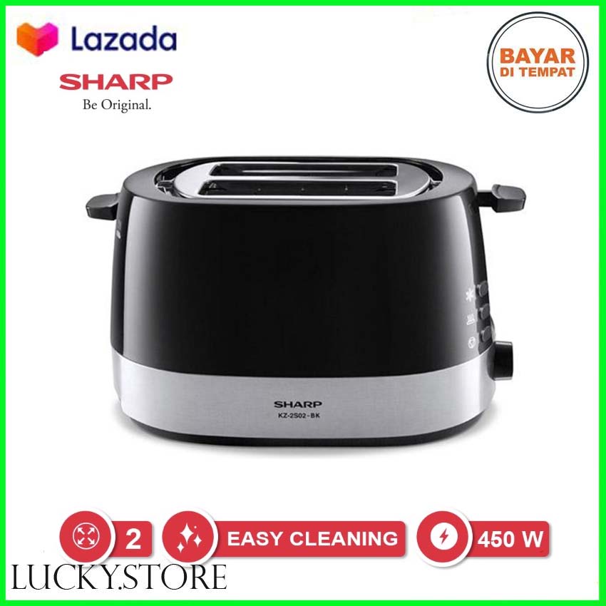 SHARP PEMANGGANG ROTI POP UP KZ-2S02 /Sandwich Toaster pop up 450 watt ...