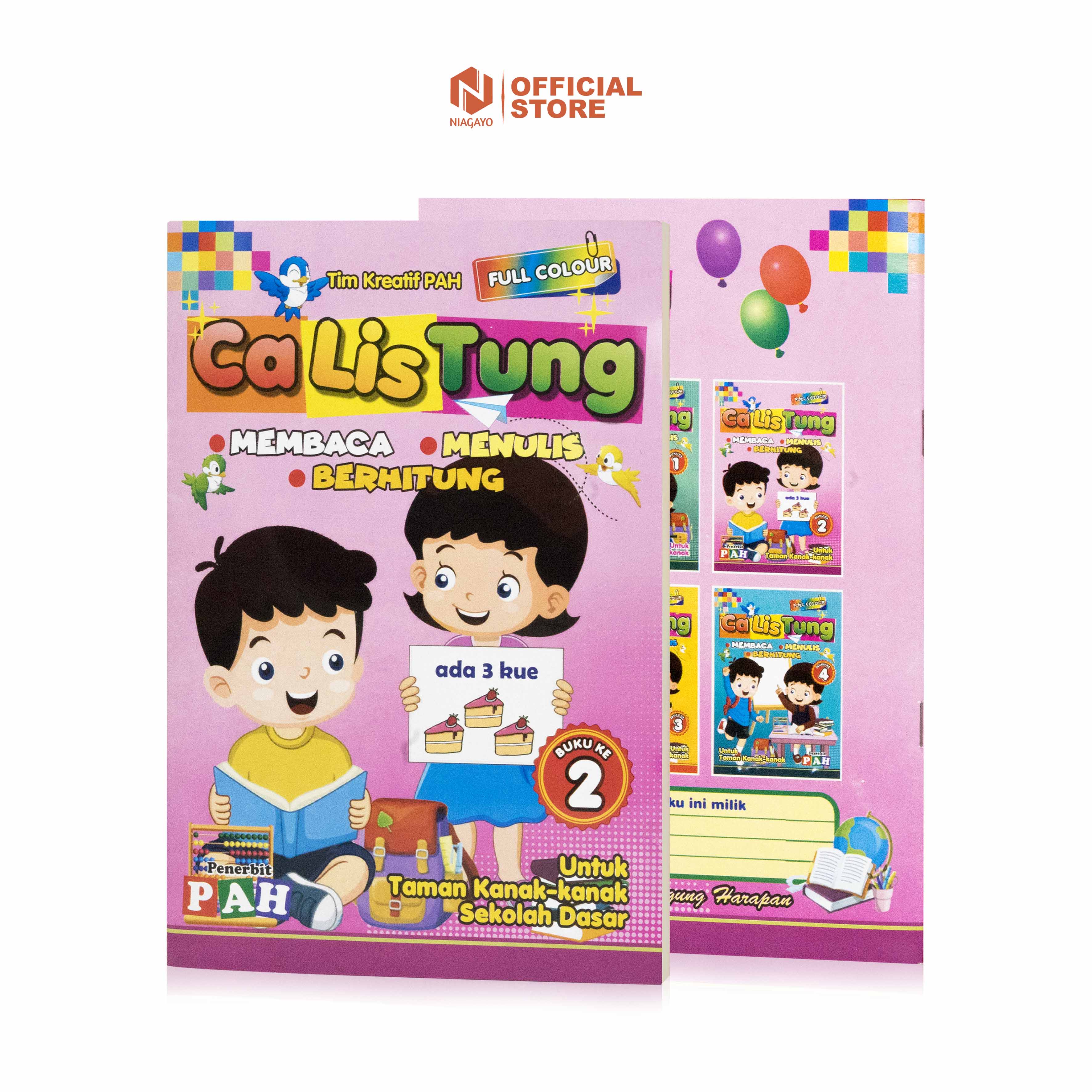 Buku Anak TK Paud - Calistung 2 ( Membaca Menulis Berhitung ) | Lazada ...