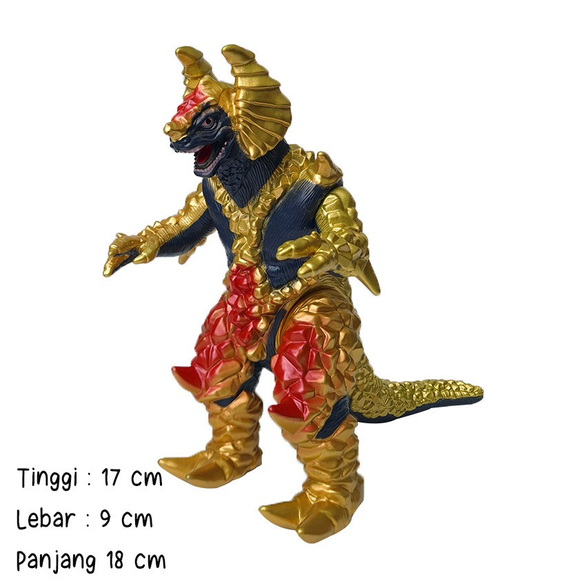 Goldras Monster Kaiju Ultraman Tiga Series BARBGK Action Figure Mainan ...
