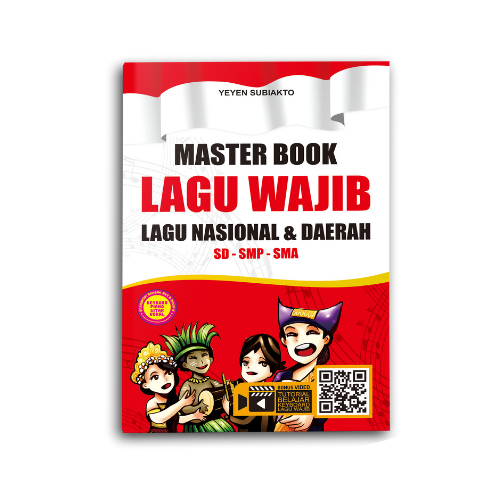 Buku Musik Master Book Lagu Wajib dan Daerah Partitur Not Balok dan ...