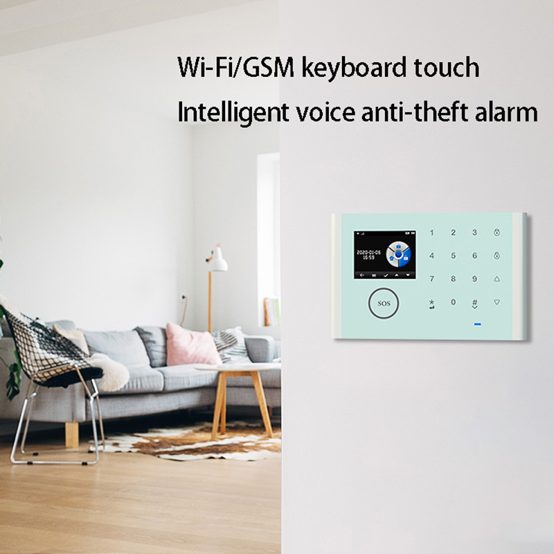 CS118 Alarm System TUYA Wifi GSM GPRS Multilingual Intelligent Voice ...