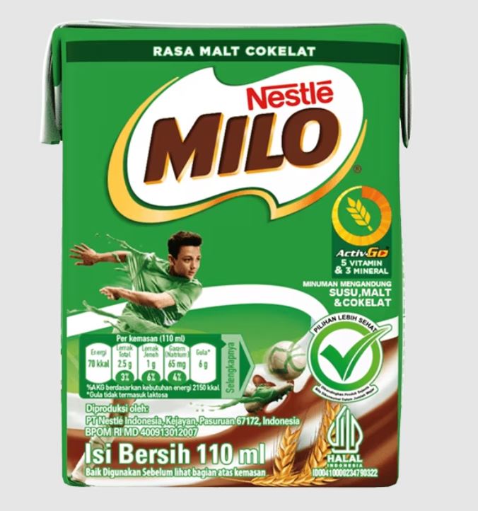 Milo UHT Murah Meriah Jajanan Sehat | Susu Milo Activ-Go UHT Susu Cokelat 110mL | Lazada Indonesia
