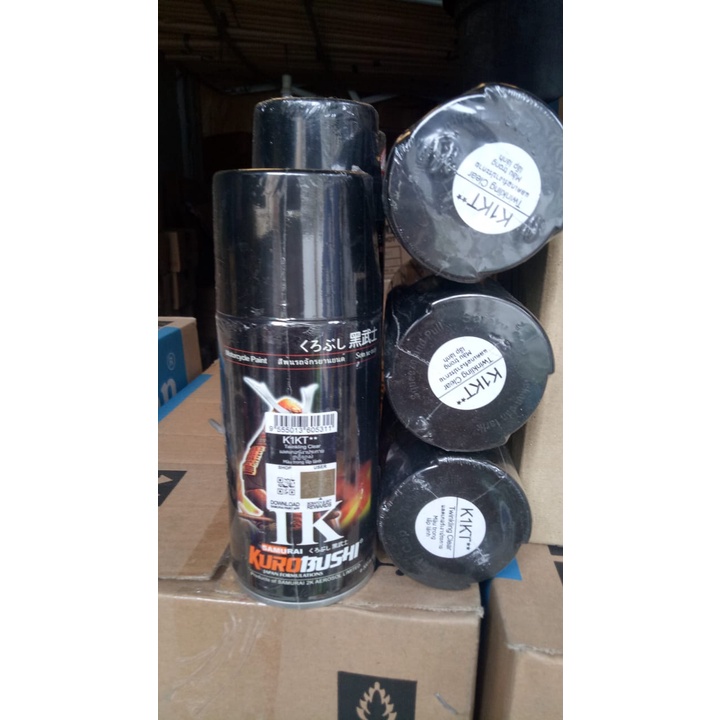 cat semprot samurai pilok pilox samurai varian hitam glossy hitam doff ...
