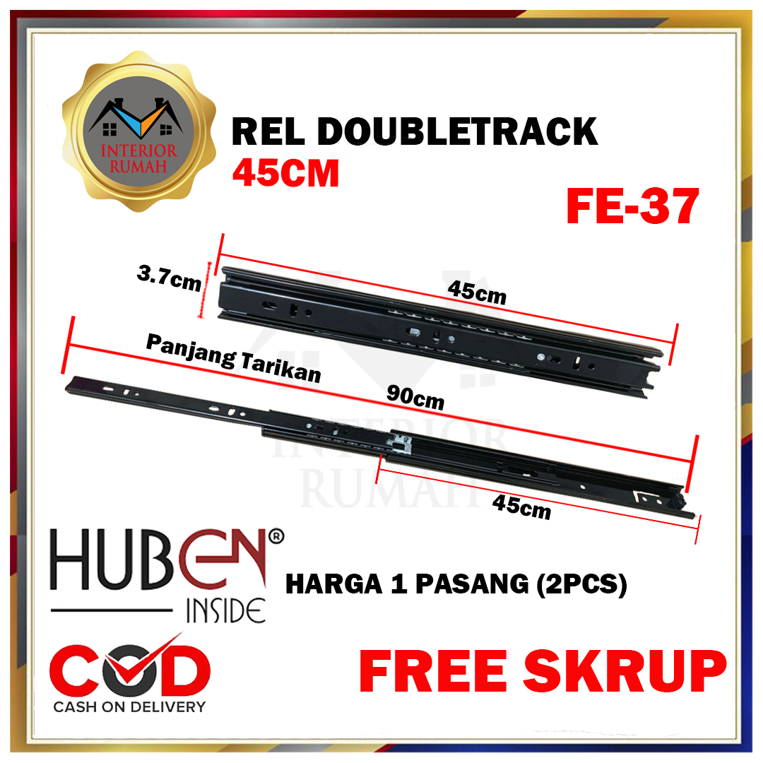 Rel HUBEN Laci Double 2x Tarik Full Extension FE 37mm 25 30 35 40 45 50 ...