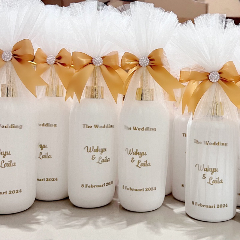souvenir pernikahan wedding BOTOL ISI ULANG TILE aesthetic ulang tahun ...