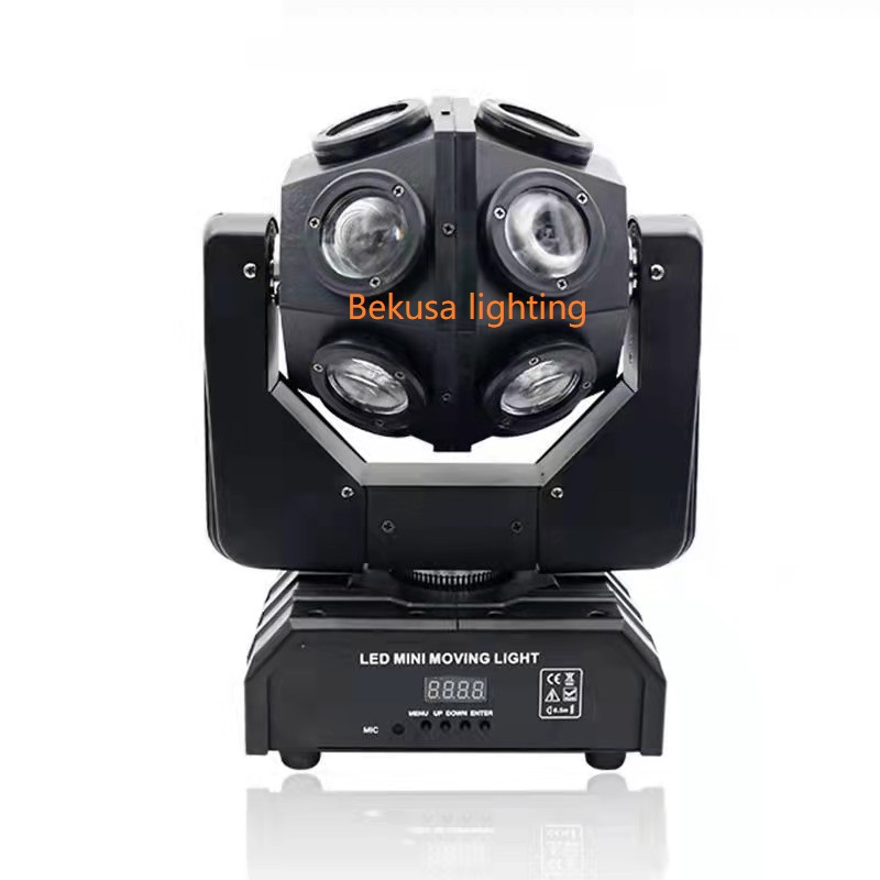 12X10W Kuat 12Pcs 10W RGBW 4 IN 1 Tak Terbatas Memutar Dj Led Lampu ...