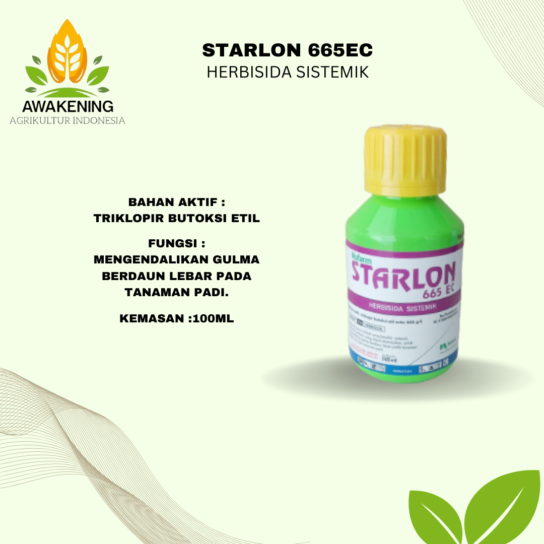 STARLON 665EC 100ml HERBISIDA spesialis rumput berkayu. herbisida ...