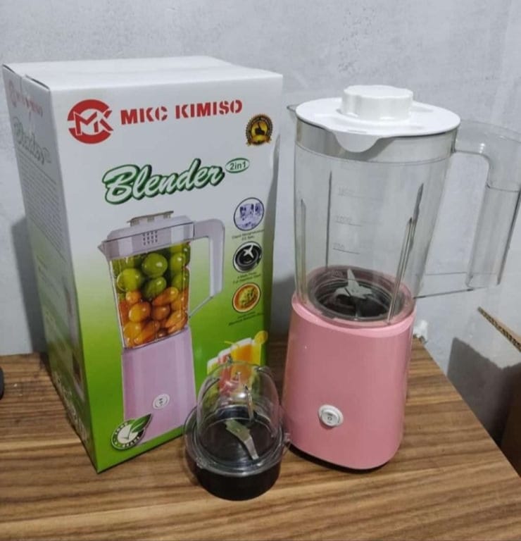 MKC855 Blender 4 Mata Pisau 2 Sizes Cup - Blender Juicer Buah Sayur ...