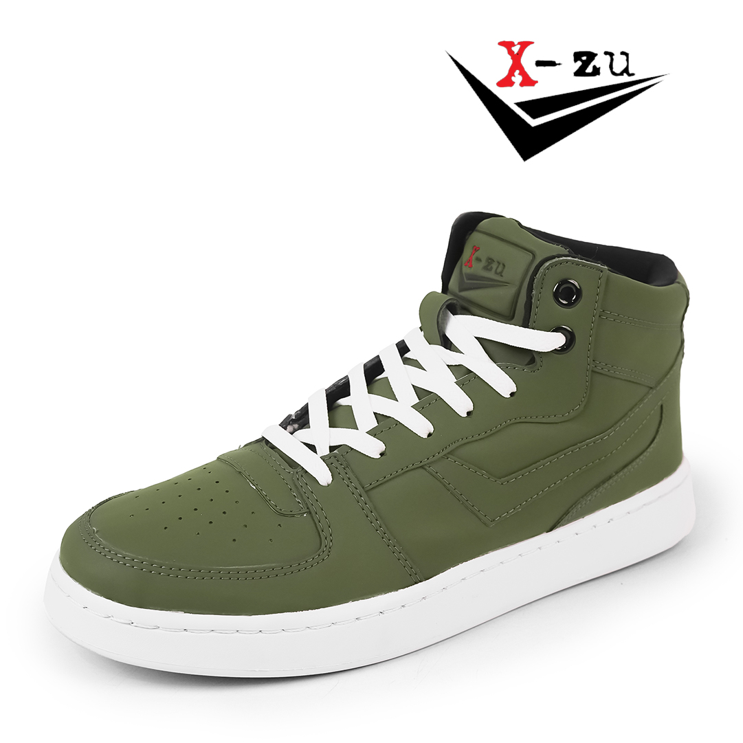 Sepatu Pria Sneakers Booth X-Zu X12 Army Brand Sepatu Sneakers Sport ...