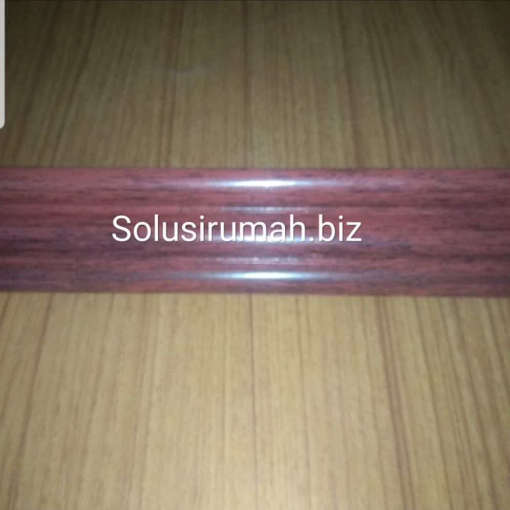 LIST PLASTIK SUDUT PROFIL 3CM 30MM 1M KAYU RED LIS PLAFON 1 METER ...