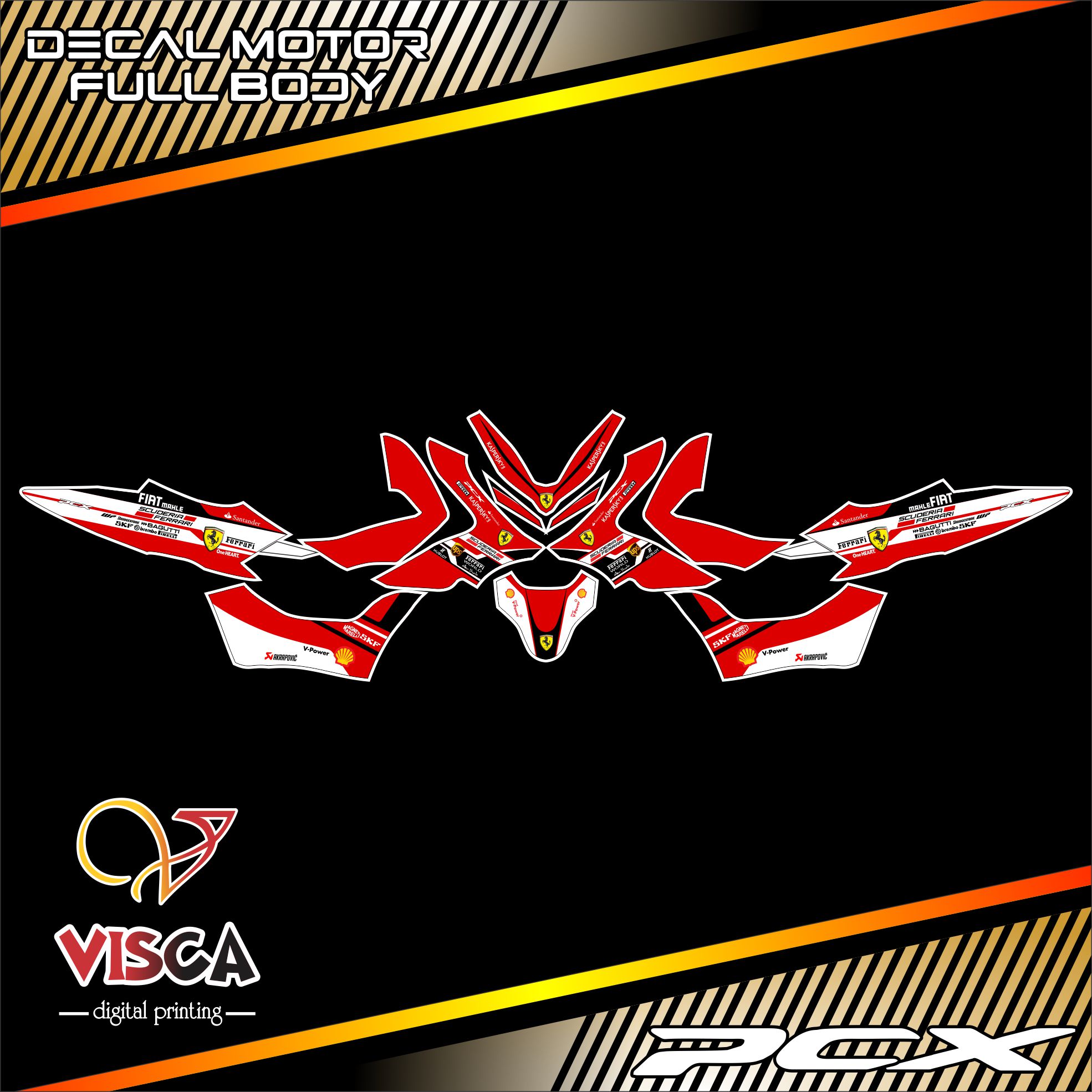 Decal Pcx Full Body Stiker Pcx Full Body Dekal Pcx Full Body Decal Pcx ...