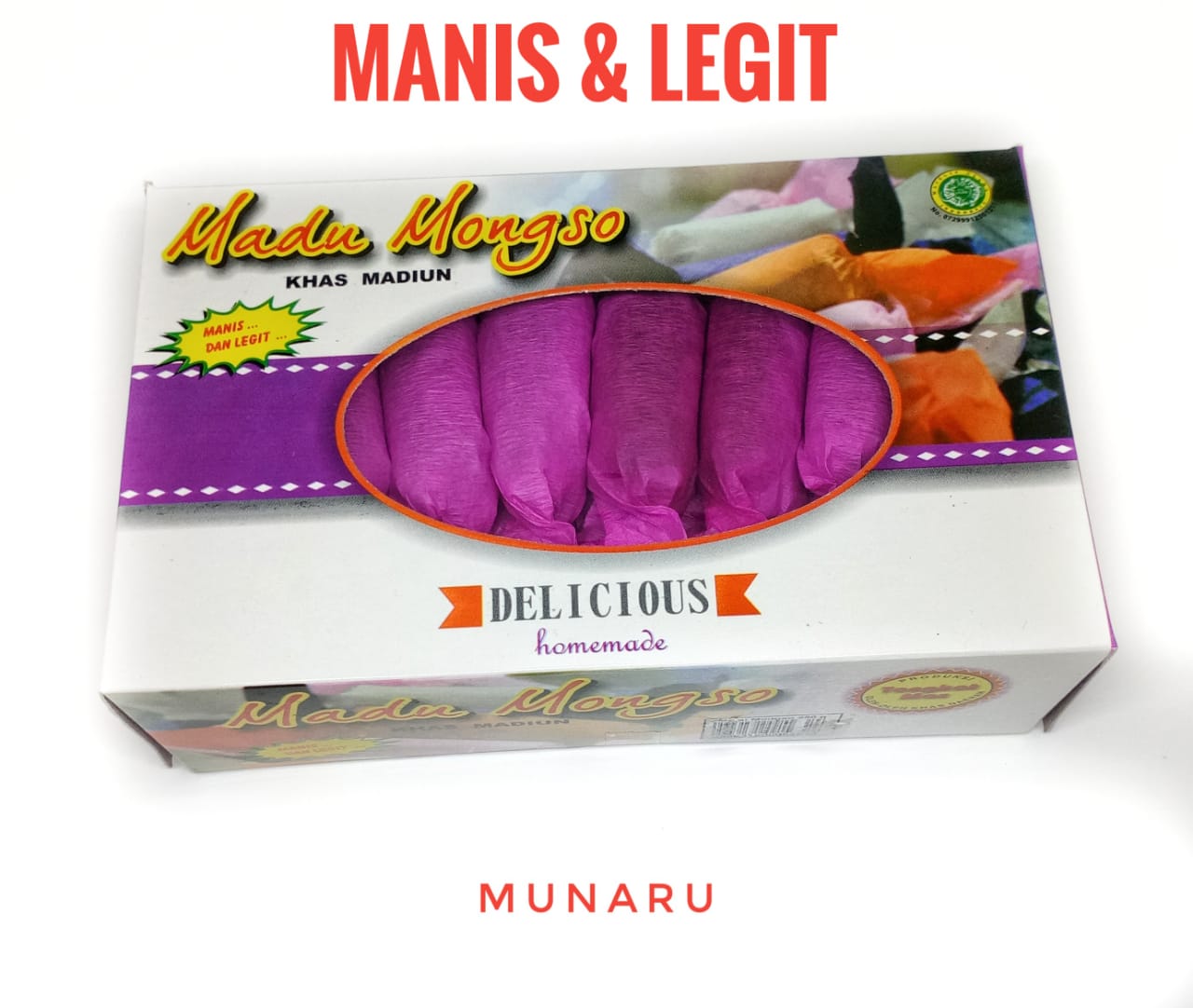 Madu Mongso Manis Legit Kemasan Box Jenang Madumongso Khas Jawa ...