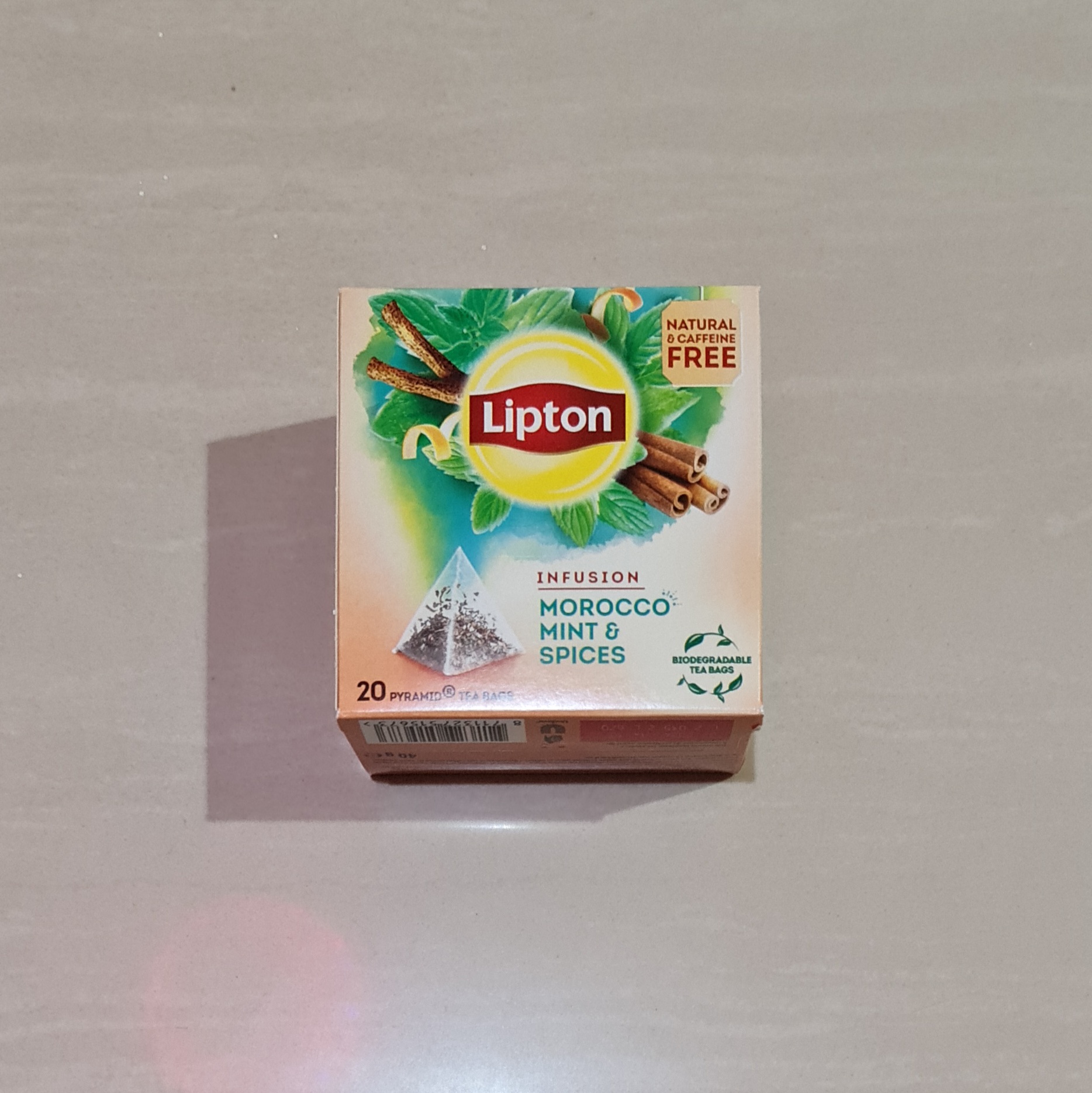 Lipton Infusion Morocco Mint & Spices Pyramid Tea Bags 20 x 1.5 Gram ...