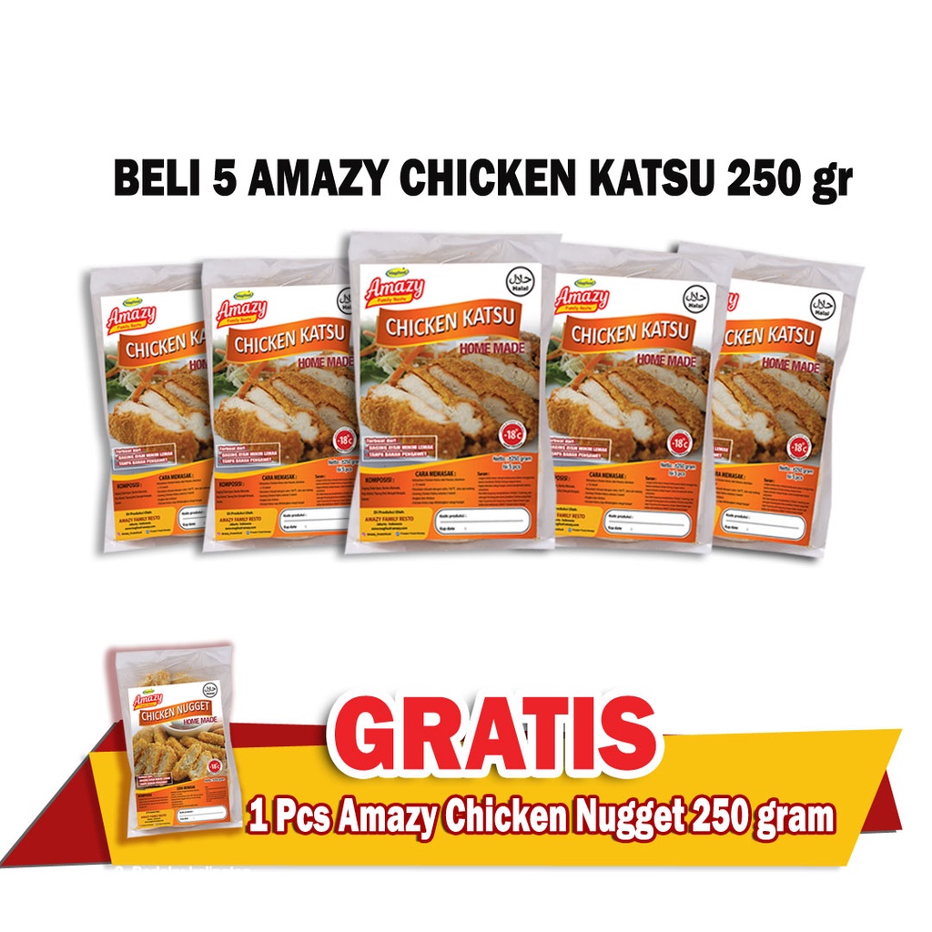 AMAZY Chicken Katsu isi 5 pack | Lazada Indonesia