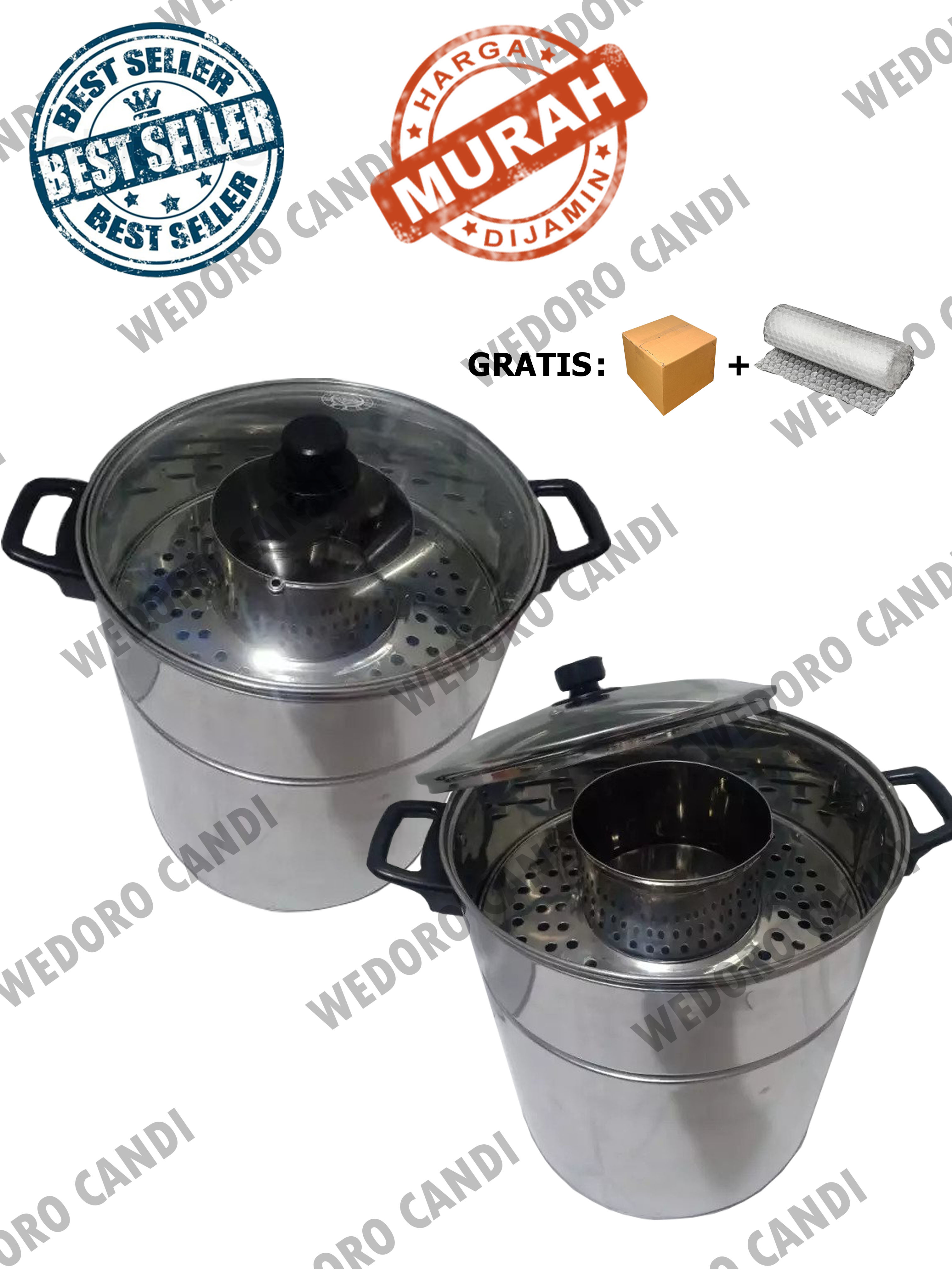 Dandang Bakso Mini / Panci Stainless stenlis / aluminium almini ukuran ...