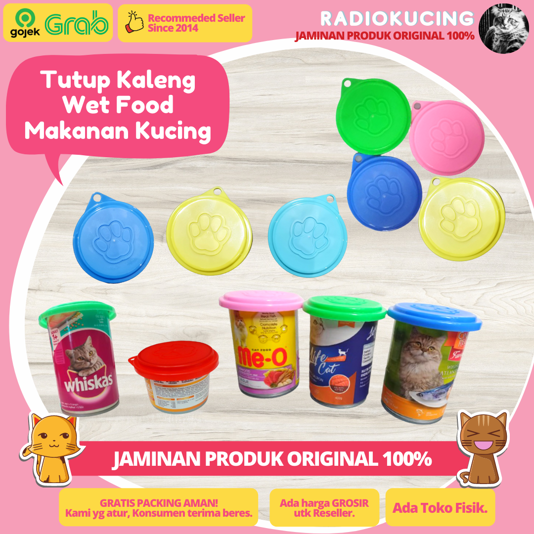 Tutup Kaleng Wet Food Makanan Kucing Penutup Kaleng [ JUWIES RADIO ...