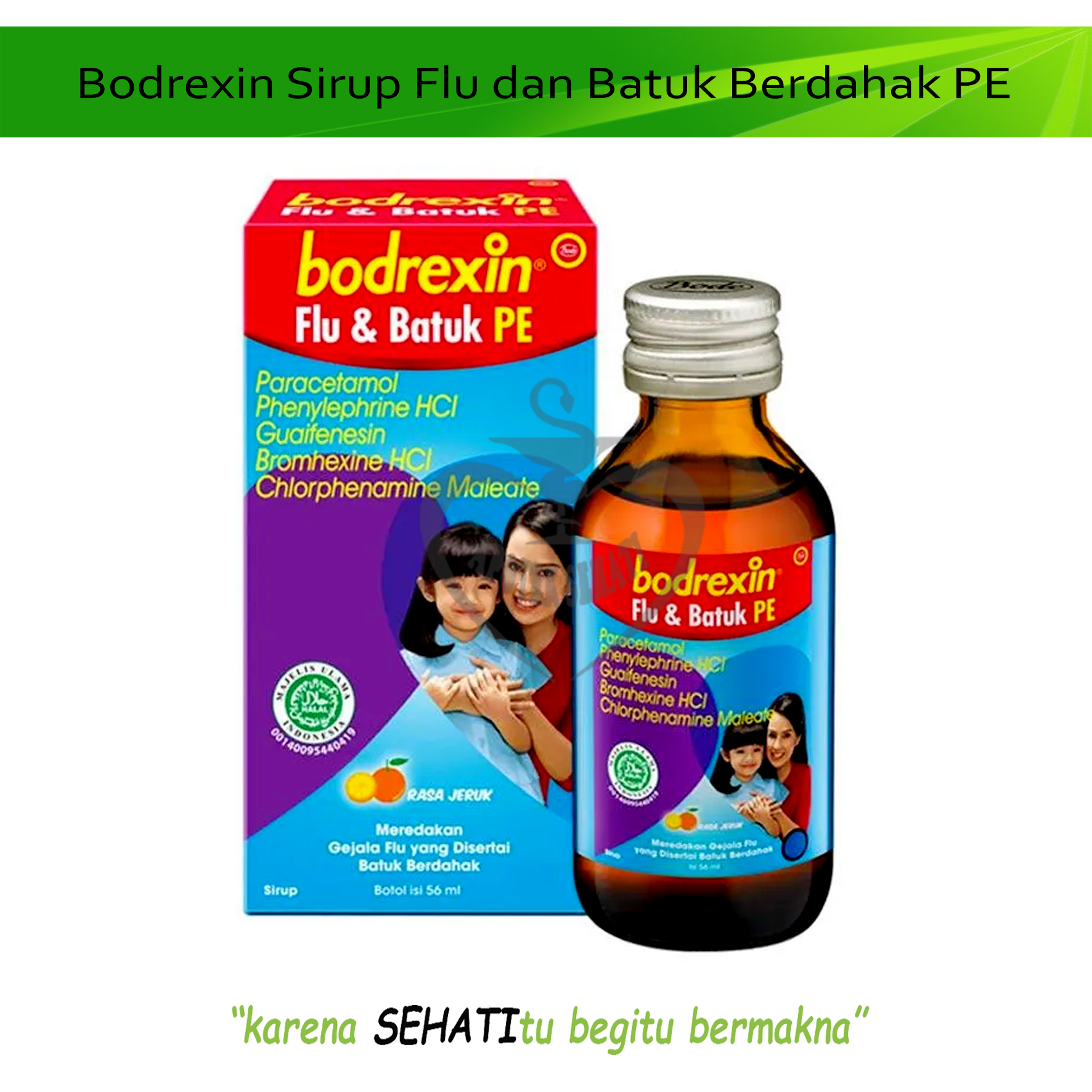 Bodrexin Obat Demam Sirup 60ml | Lazada Indonesia
