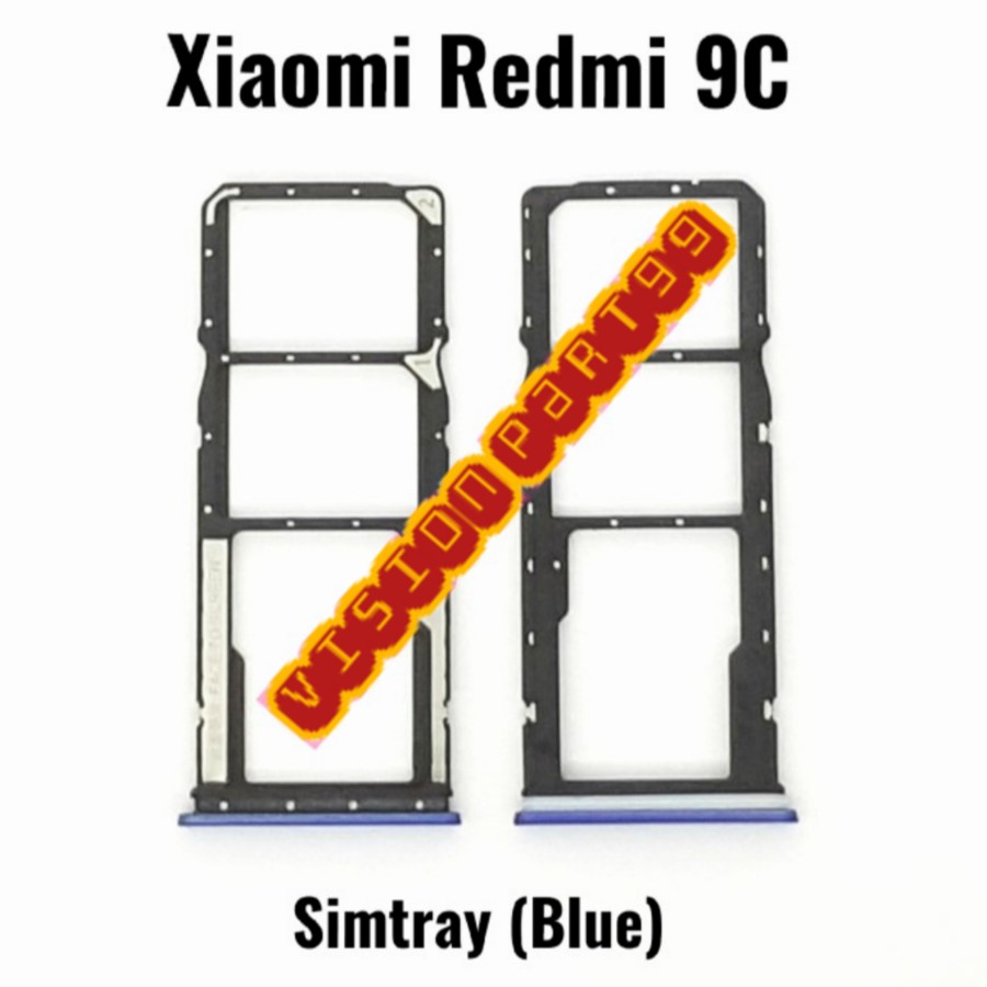 SIMTRAY SIM TRAY SIMCARD TEMPAT KARTU XIAOMI REDMI 9C | Lazada Indonesia
