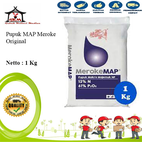 PUPUK MEROKE MAP MAKRO MAJEMUK 1 KG ORIGINAL | Lazada Indonesia