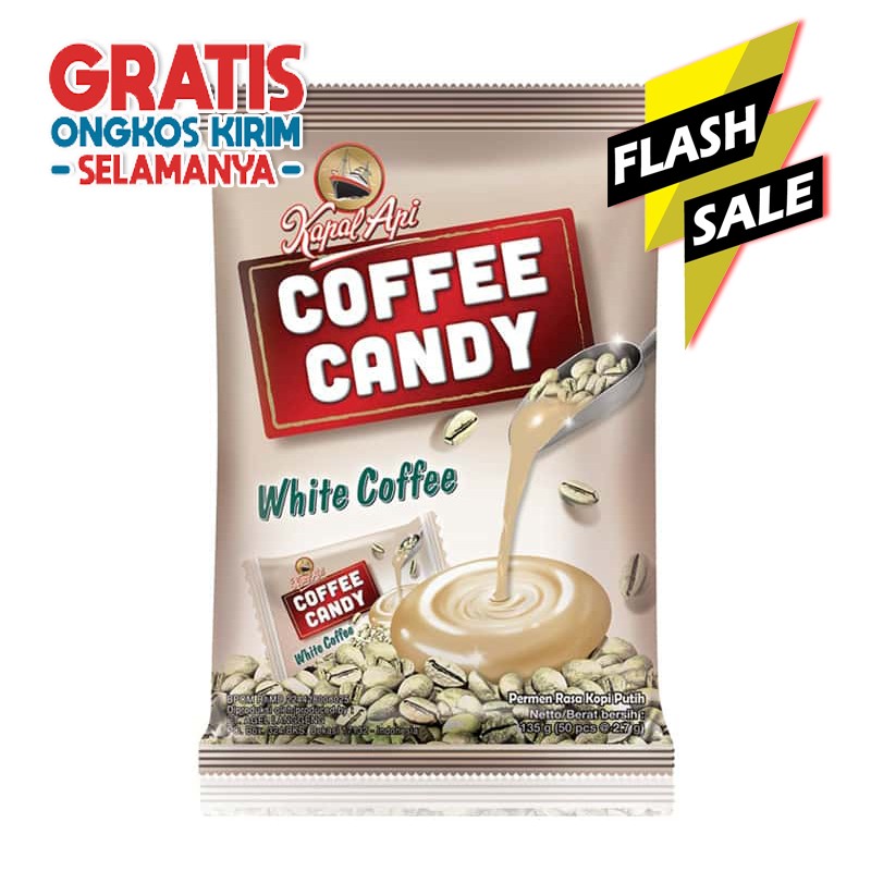 Kapal Api Coffe Candy White Coffe Permen Rasa Kopi Putih 135 gram ...