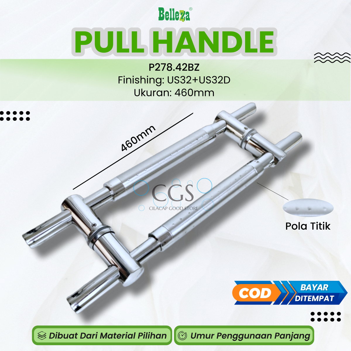 Belleza TARIKAN PINTU RUMAH 45cm / handle pintu rumah / gagang tarikan ...