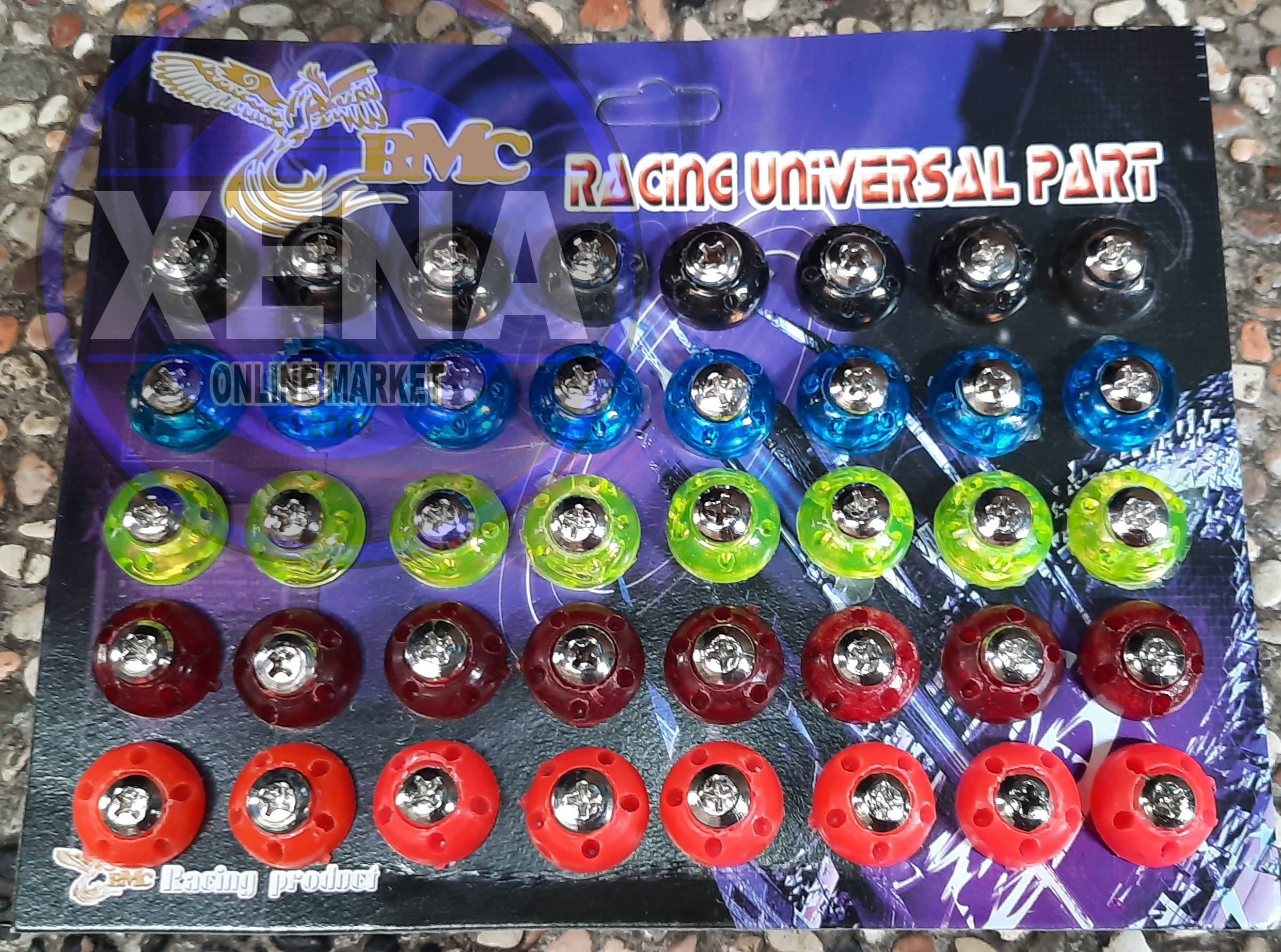 Baut BMC + Ring Monel Variasi Universal - Baut monel isi 40pcs / Baut ...