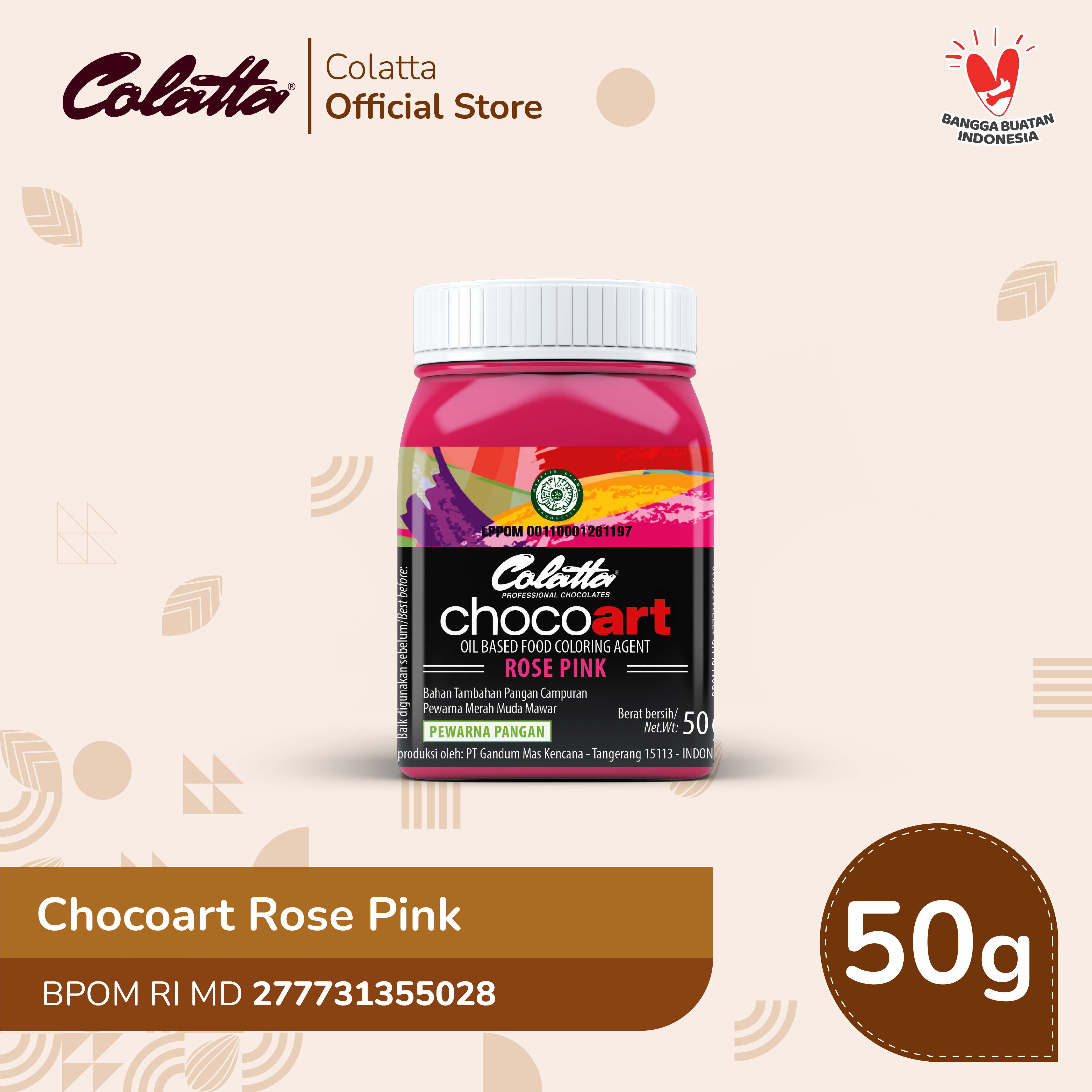 Colatta Chocoart Rose Pink - Pewarna Makanan 50g | Lazada Indonesia