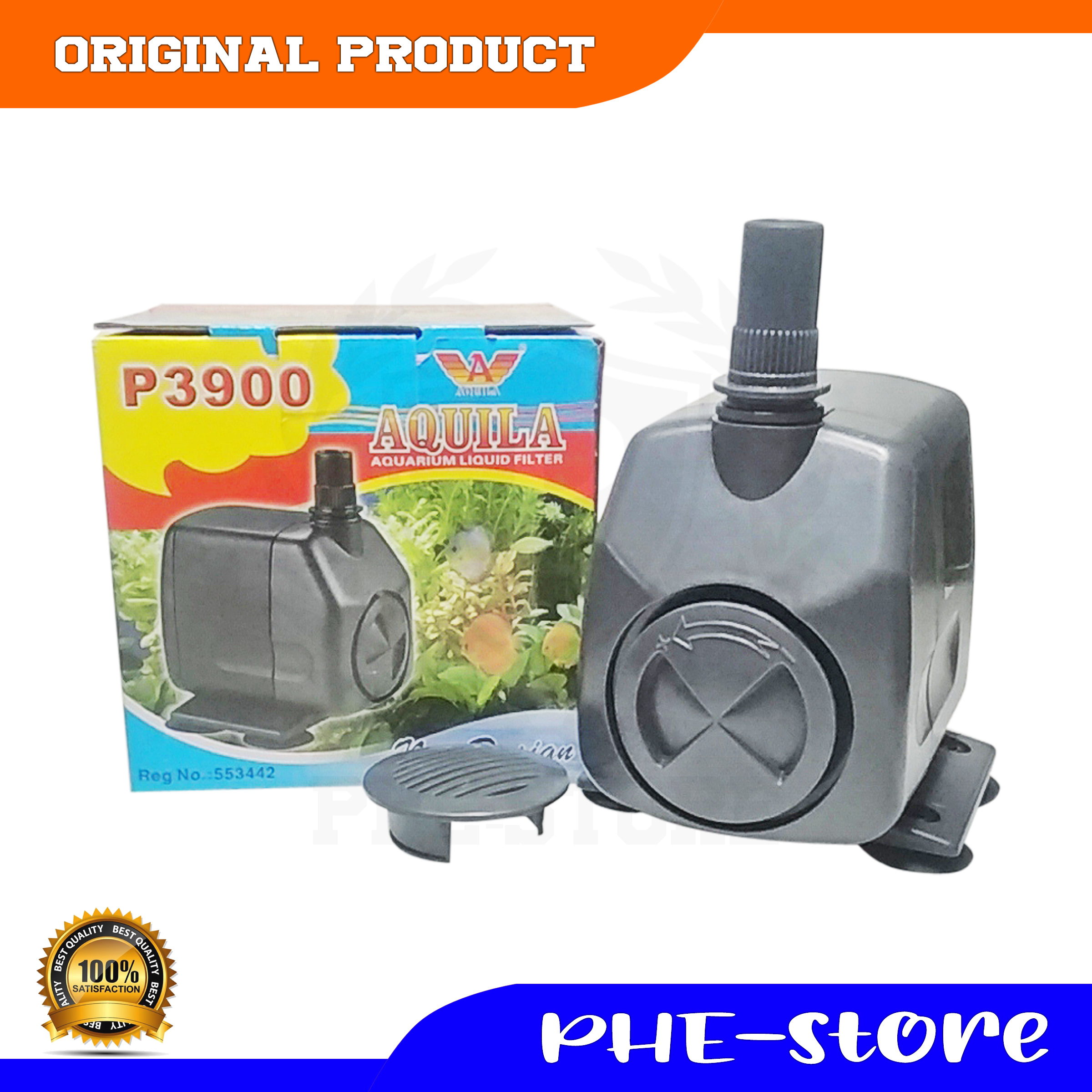 Aquila P - 3900 Aquarium Liquid Filter- Pompa celup untuk Aquarium ...