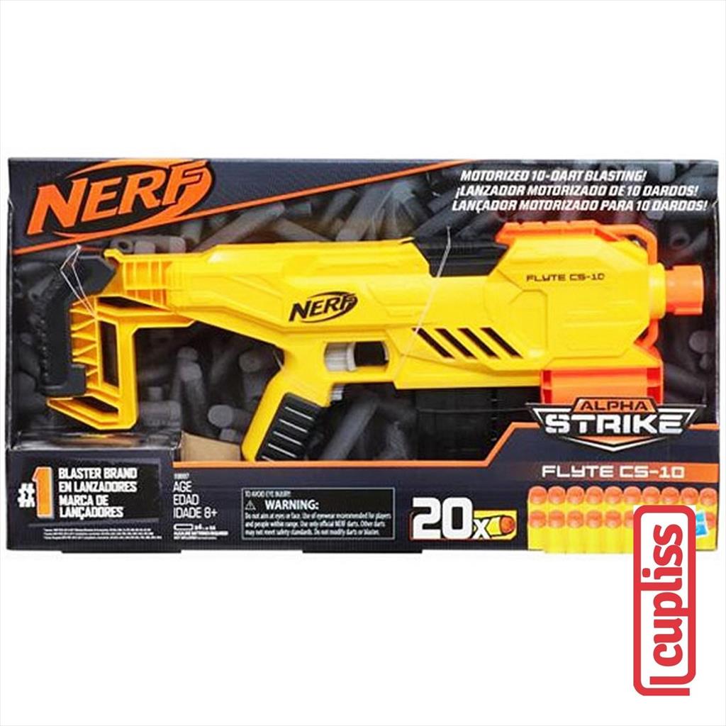 NERF Alpha Strike Flyte CS-10 Motorized Hasbro E8697 | Lazada Indonesia