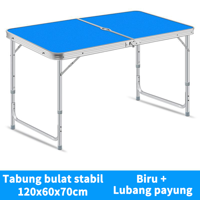 Meja Lipat Jualan Lubang Tengah Payung Meja Lapak Bazar Cafe Kokoh Meja ...