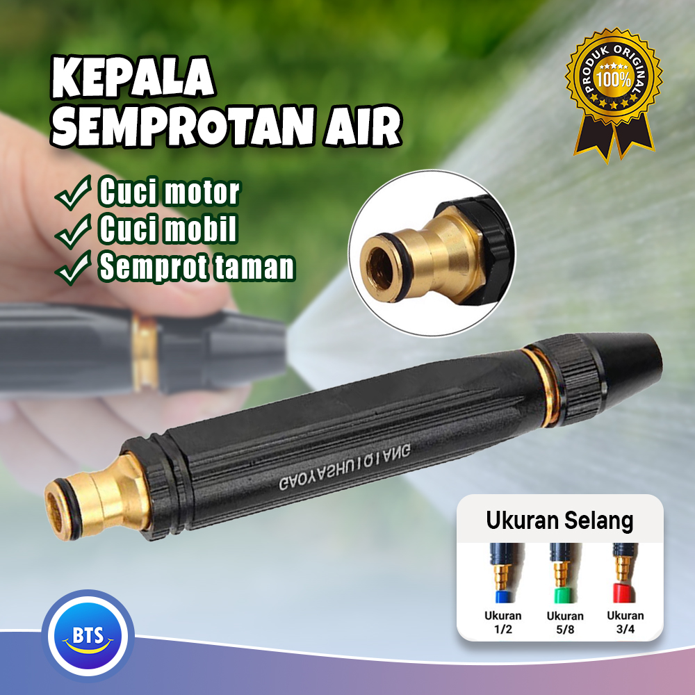 Kepala Semprotan Air Cuci Motor Mobil Kuningan Spray Steam Semprotan ...