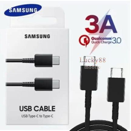 New Kabel Data Ori Samsung PD Usb C To Usb C 3A Cable Fast Charging ...