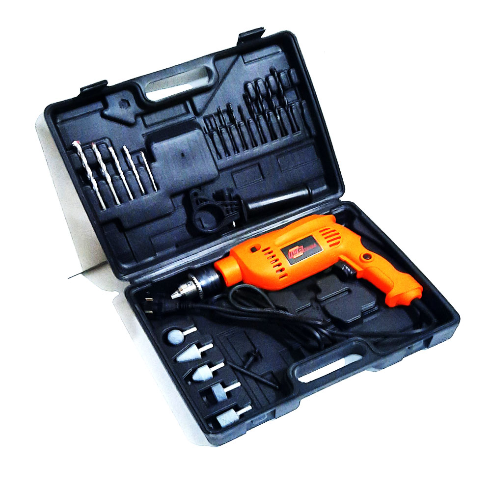 MAILTANK / IWA SUPER Mesin Bor Impact 10MM Set Komplit Mata Bor Mesin ...