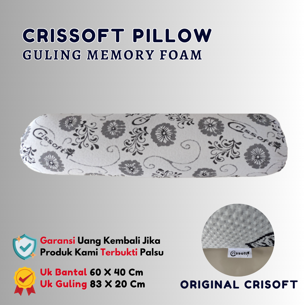 Crissoft Pillow - Guling Hotel Hotel Premium Busa Memory Foam Ukuran ...