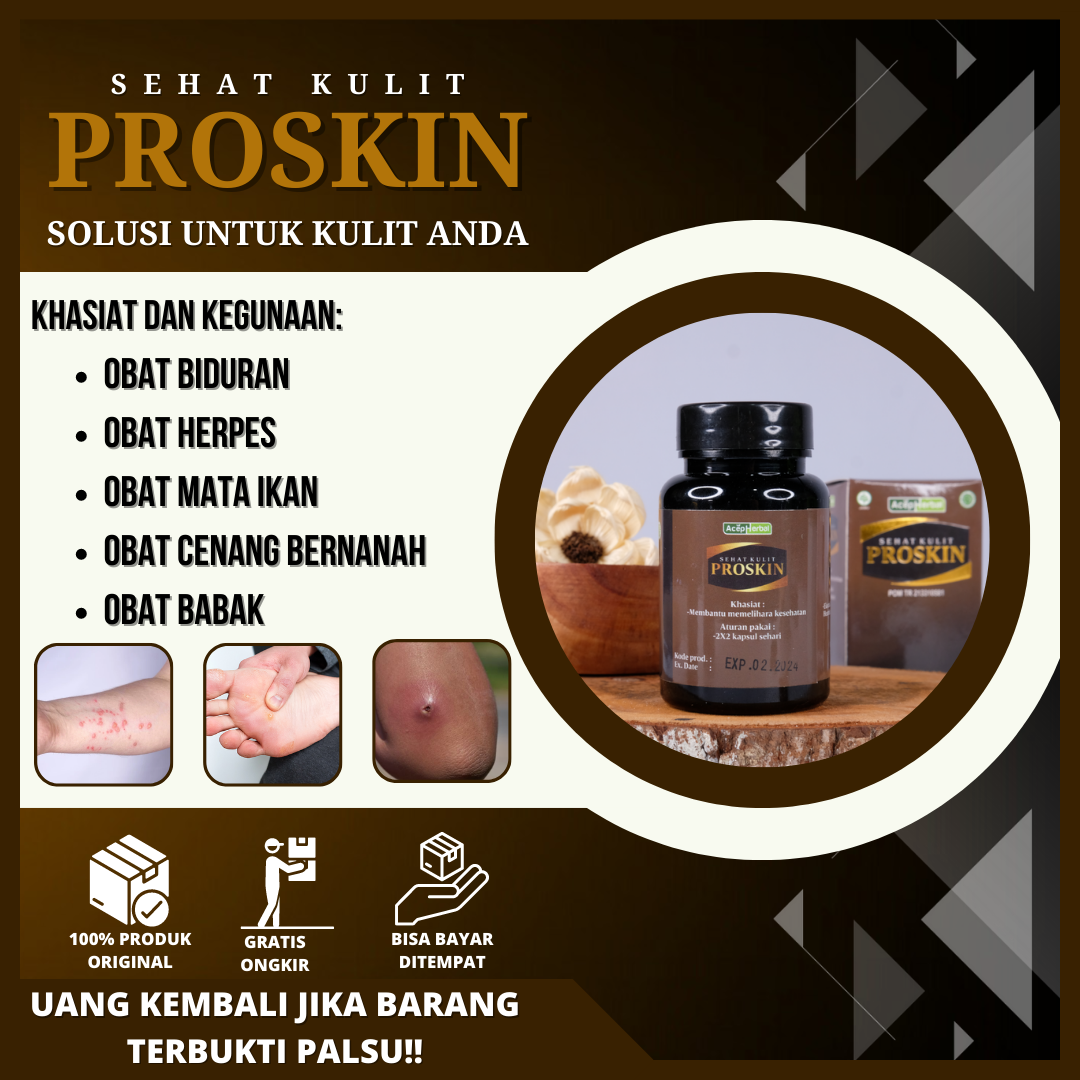 [Ready] Kapsul Proskin Sehat Kulit - Obat Biduran, Obat Herpes, Obat ...