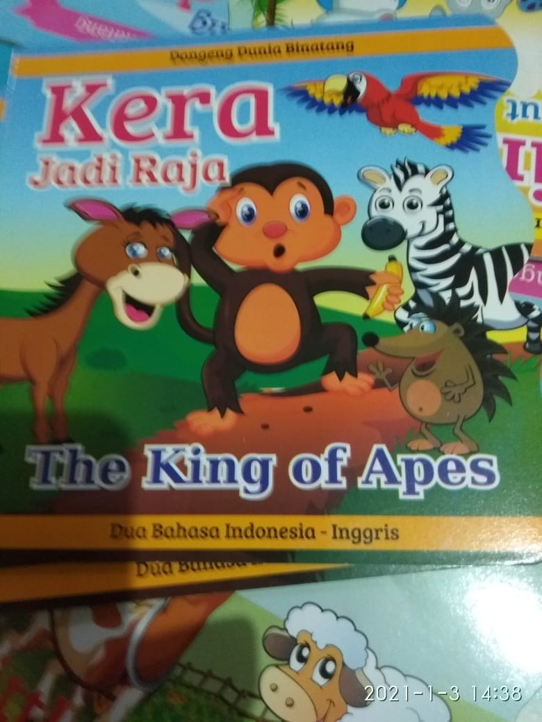 Buku Cerita Anak ( Kera Jadi Raja l | Lazada Indonesia