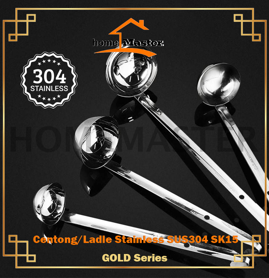HomeMaster Centong/Ladle/Irus Ukur Stainless/Besi Baja Tahan Karat ...
