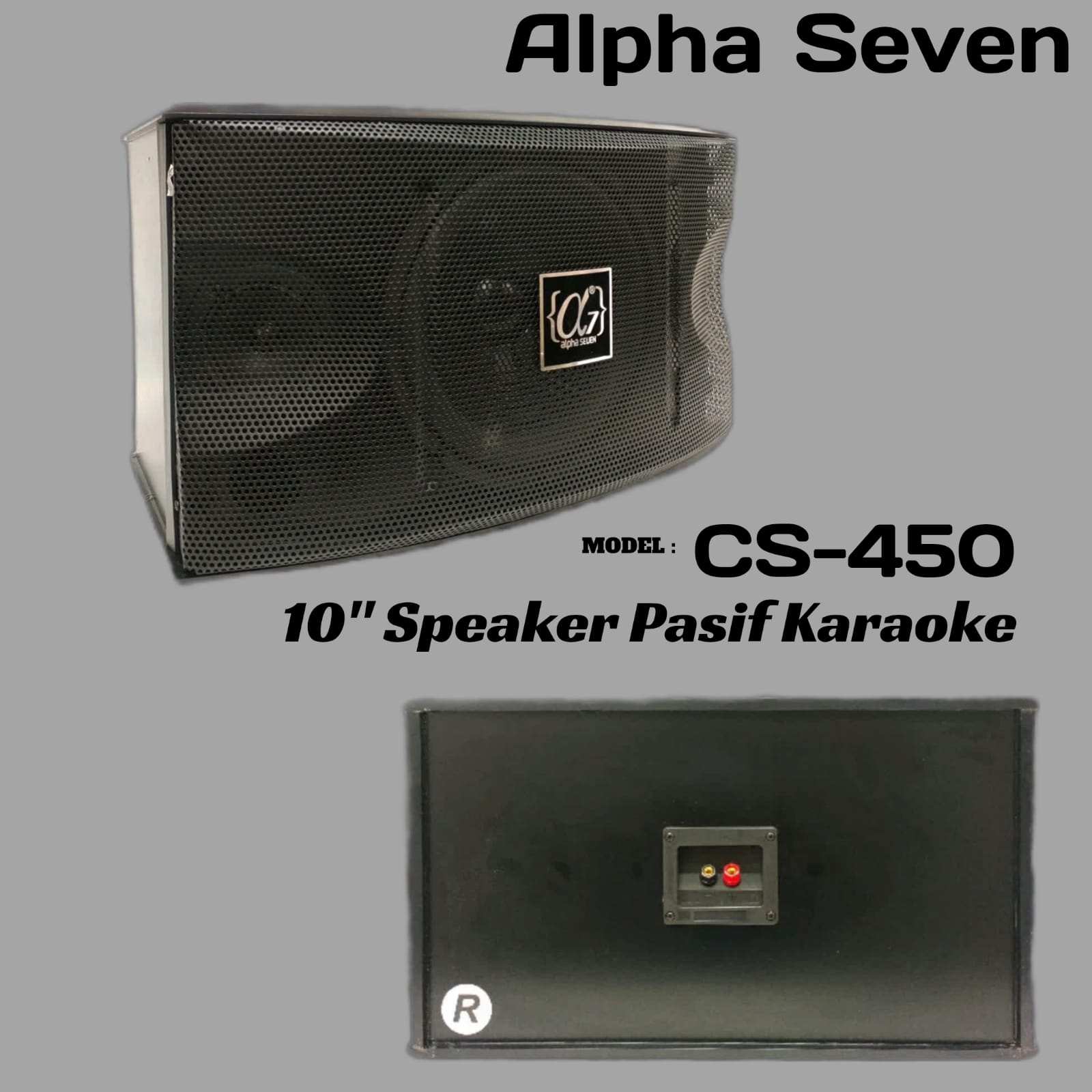 Speaker Pasif Karaoke 10 Inch Alpha Seven CS450 / CS 450 Original 450W | Lazada Indonesia