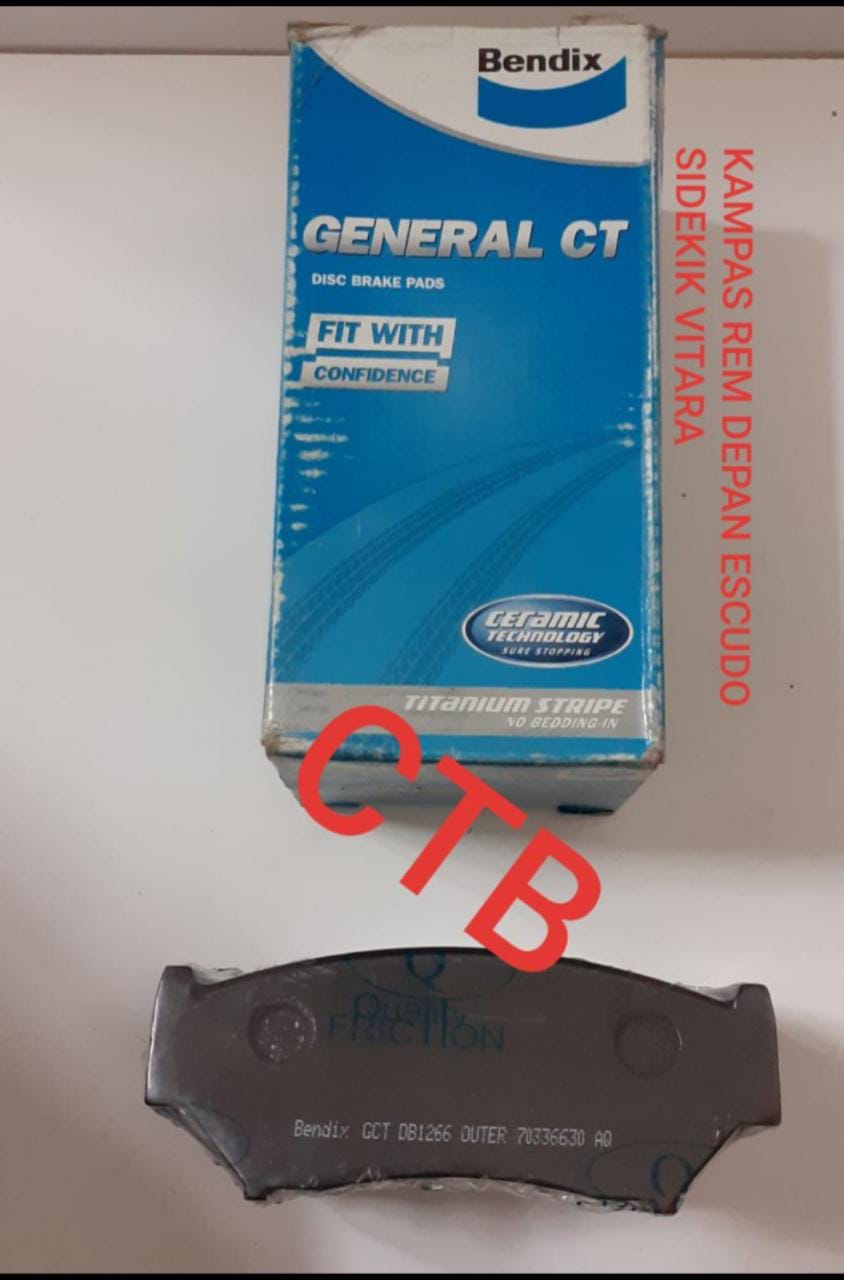 DISINI KAMI MENAWARKAN PRODUK BENDIX KAMPAS REM DEPAN ESKUDO SIDEKIK VITARA ORIGINAL - BENDIX ...