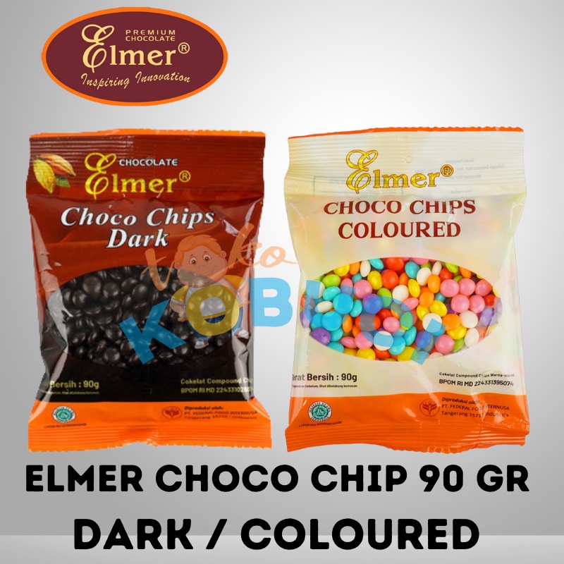Elmer Choco Chip 90 gr Coloured | Lazada Indonesia