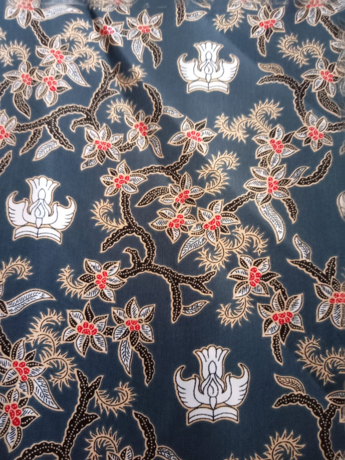 KAIN BATIK MOTIF TERATAI UNTUK SERAGAM SD SMP SMA | Lazada Indonesia