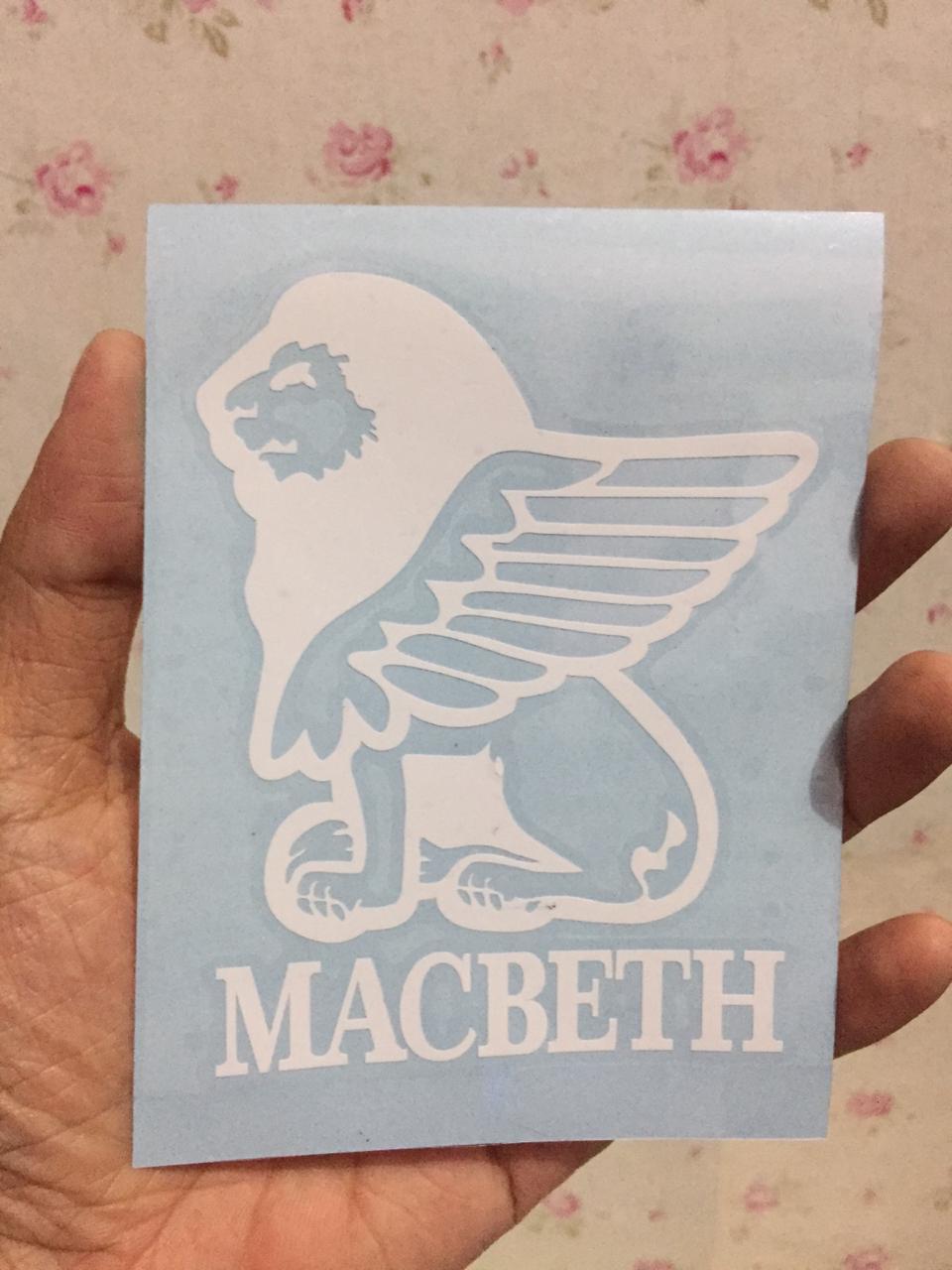 STICKER CUTTING MACBETH GRIFFIN | Lazada Indonesia