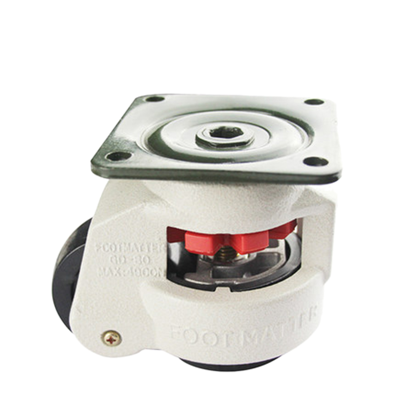 Rubber Foot Foot Level Adjustment Equipment Cart Caster 60Kg Load ...