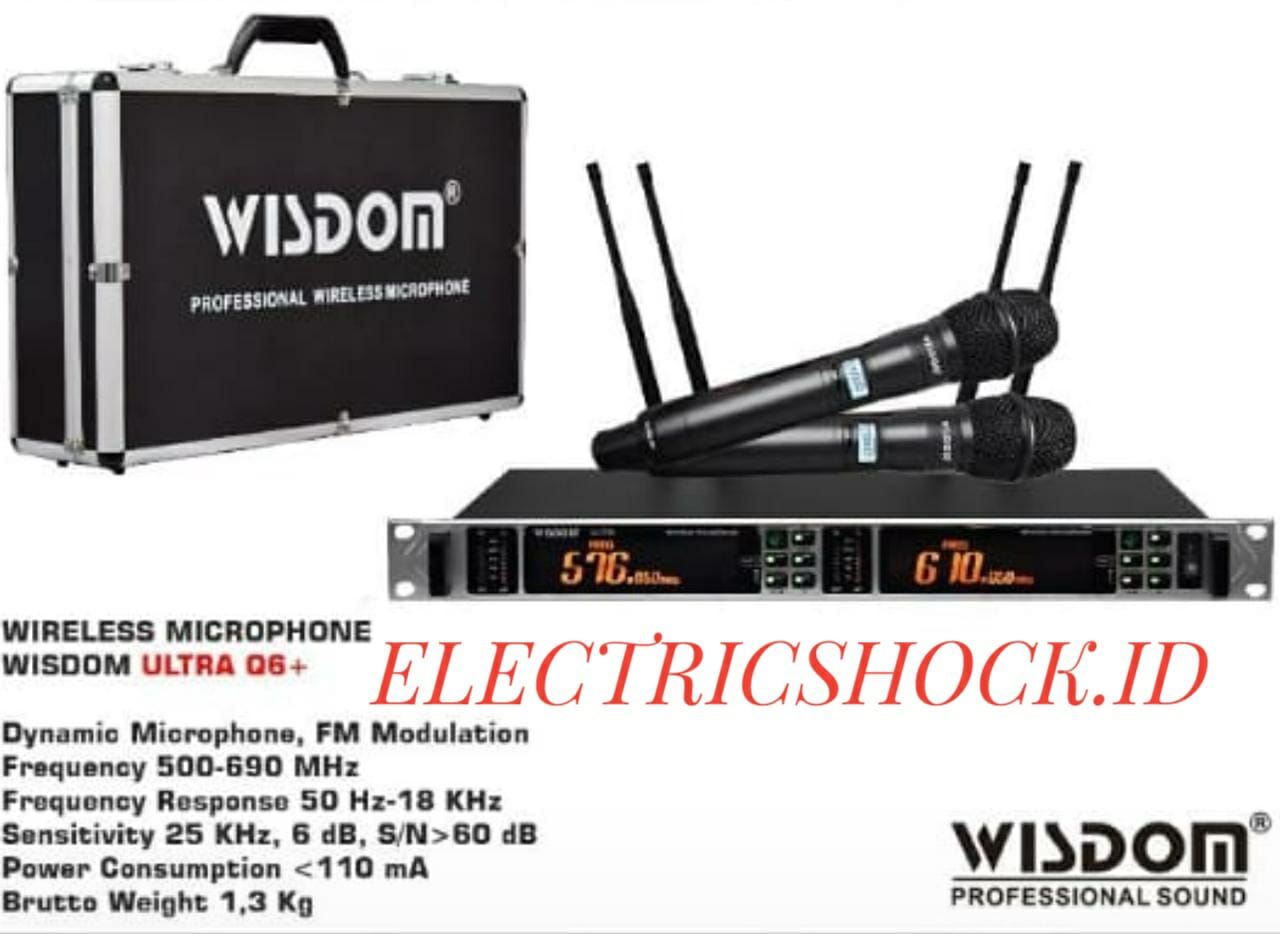 MIC WIRELESS WISDOM ULTRA Q6+ ULTRA Q6 PLUS ULTRAQ6+ ORIGINAL | Lazada Indonesia