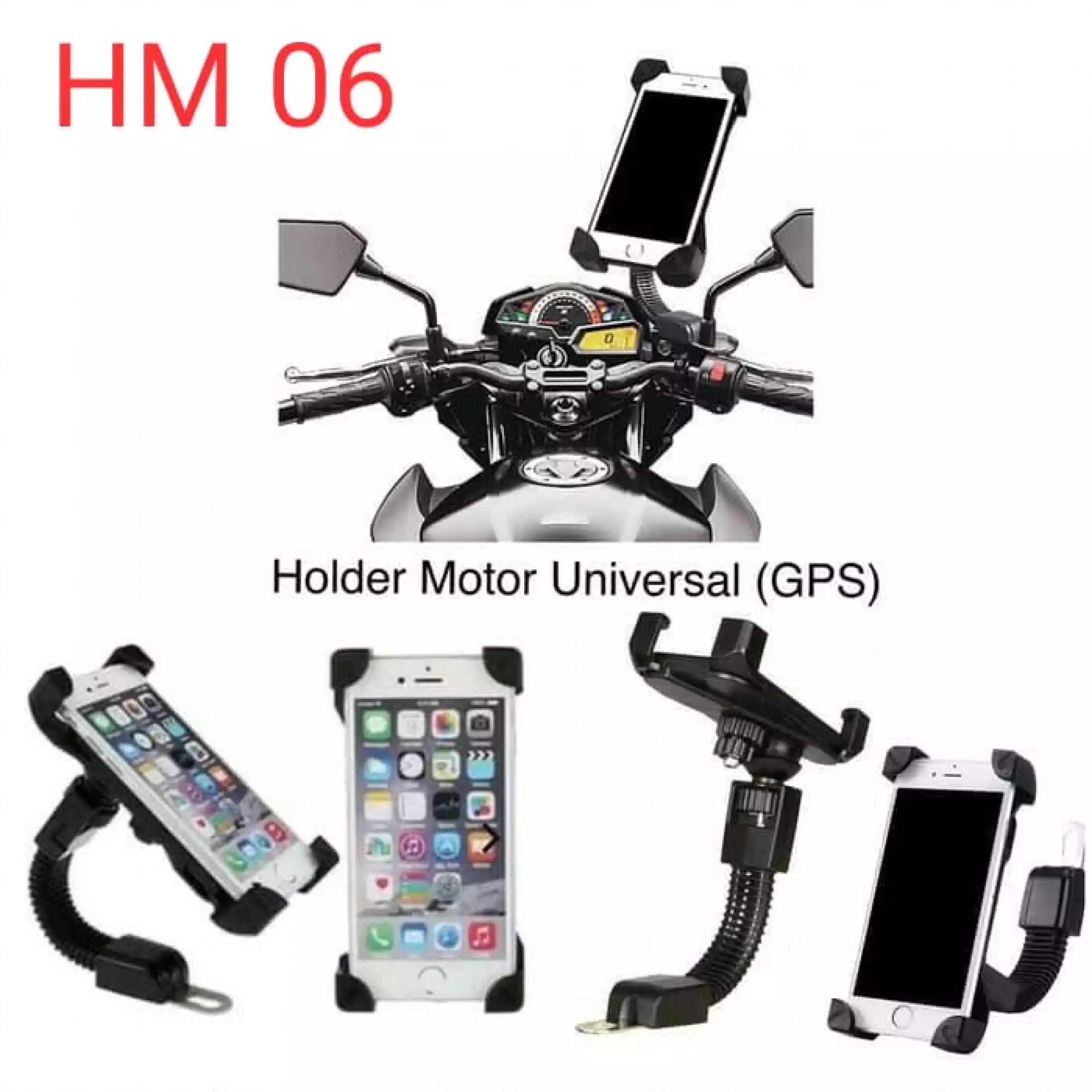 Holder motor HM-06 tempat hp di motor | Lazada Indonesia