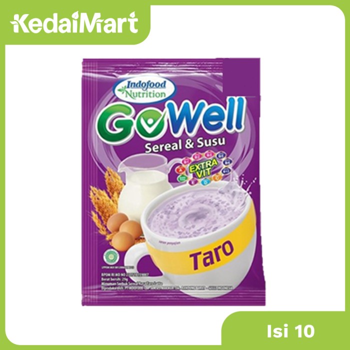 Gowell Cereal & Susu Taro 10 x 29 Gram | Lazada Indonesia