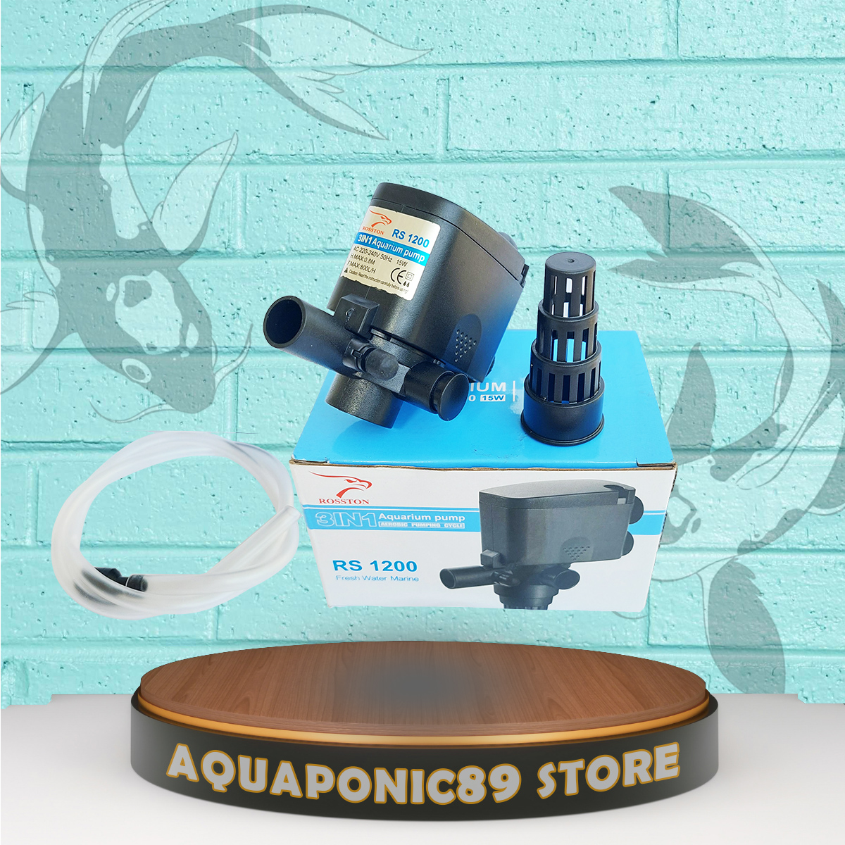 Power Head Pompa Air Celup 1200 Tanpa Kuras Aquarium Original Aksesoris ...