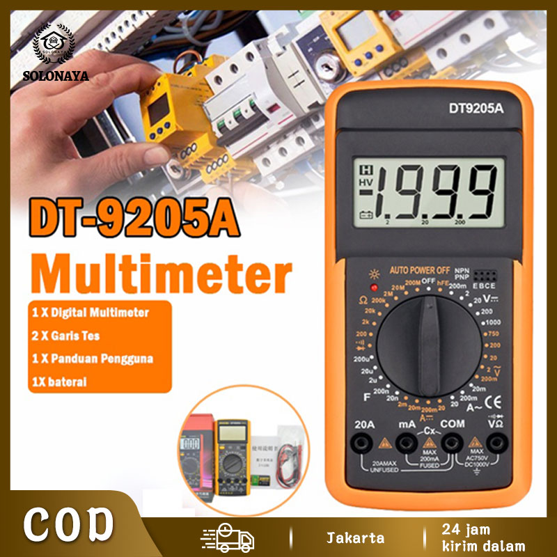 【Flash Sale!!!】Multimeter Digital Paket Lengkap Dan Murah ASLI ADA ...